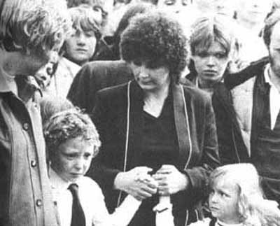 SCENES FROM THE FUNERALS: Mickey Devine